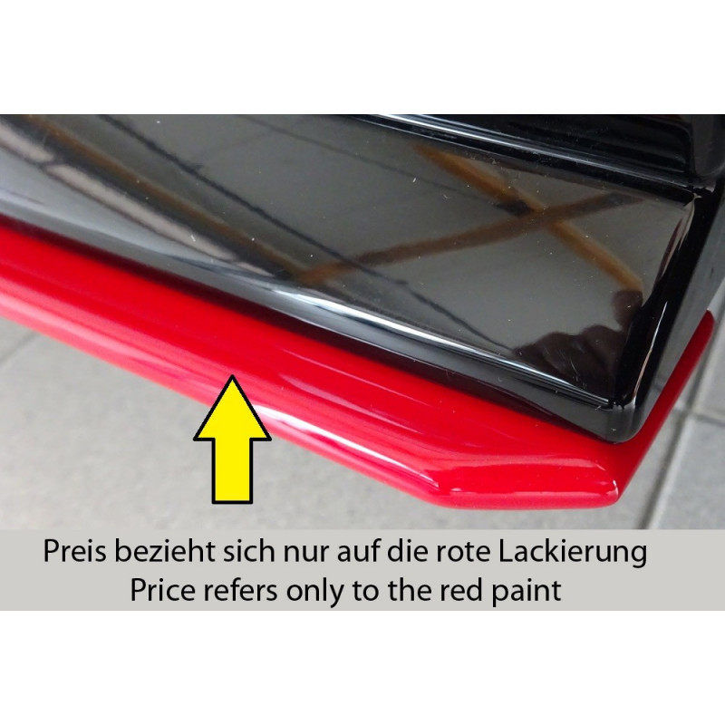 Option peinture (rouge tornade RAL 2K MS LY3D) "Rieger Tuning" pour ...